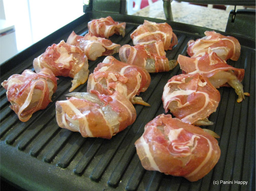 Pancetta-Wrapped Shrimp & Goat Cheese Flatbread Panini Recipe – Panini ...