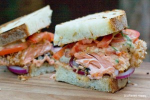 Barbecued Salmon Panini – Panini Happy®